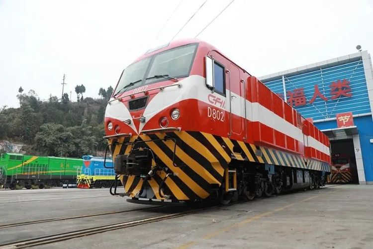 CRRC delivers the first locomotive to Mozambique | Latest Railway News