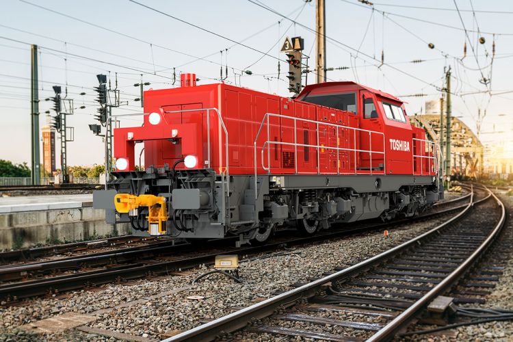 Toshiba finishes the first DB Cargo locomotive | Latest Railway News
