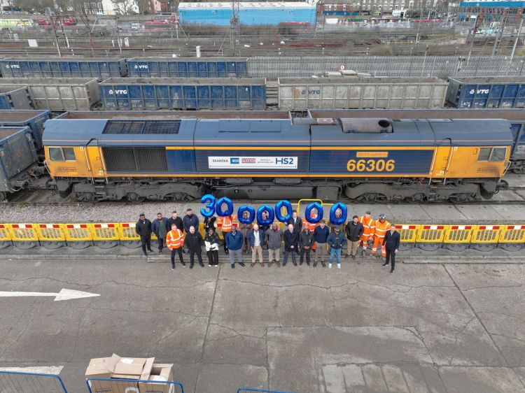 3 million tons of spoli by rail on HS2 project | Latest Railway News