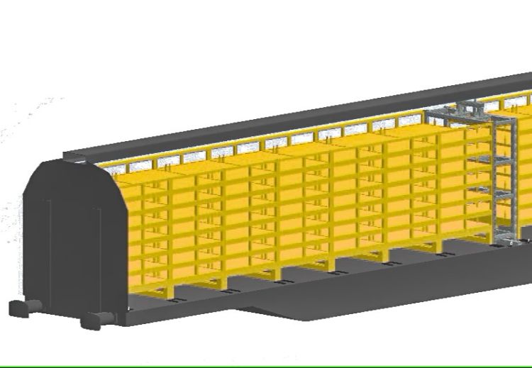 Transwaggon's wagons for batteries transport | Latest Railway News