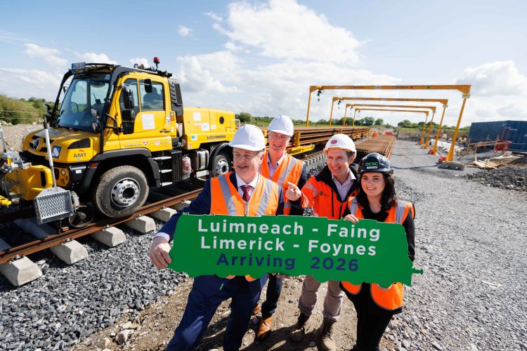 Tracks being laid on reopening Irish freight line | Latest Railway News