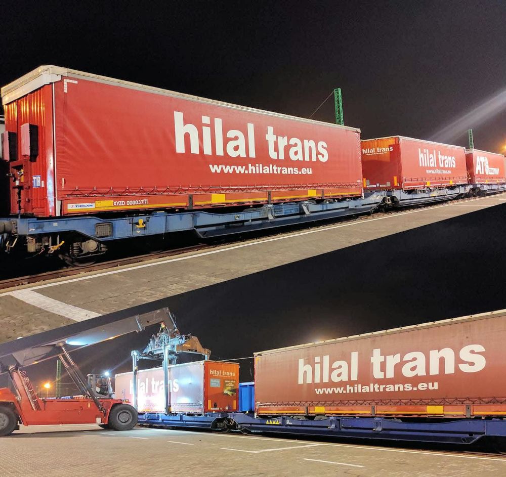 METRANS moves Hilal Trans semitrailers by rail | Latest Railway News