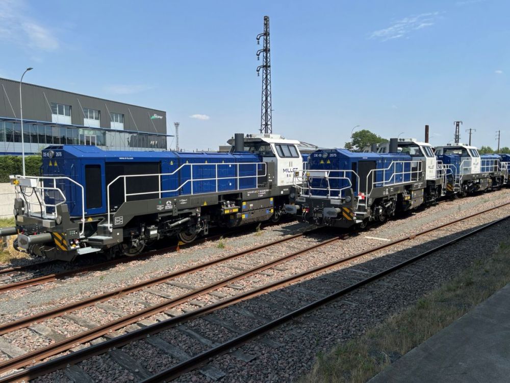 Five DE18 locomotives powered by HVO are joining the Millet fleet ...