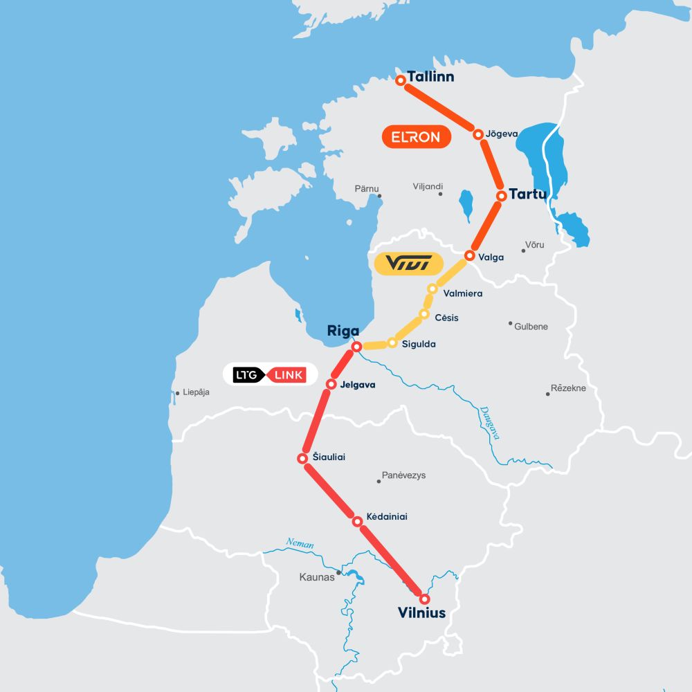 Passenger rail service connecting Baltics starts | Latest Railway News