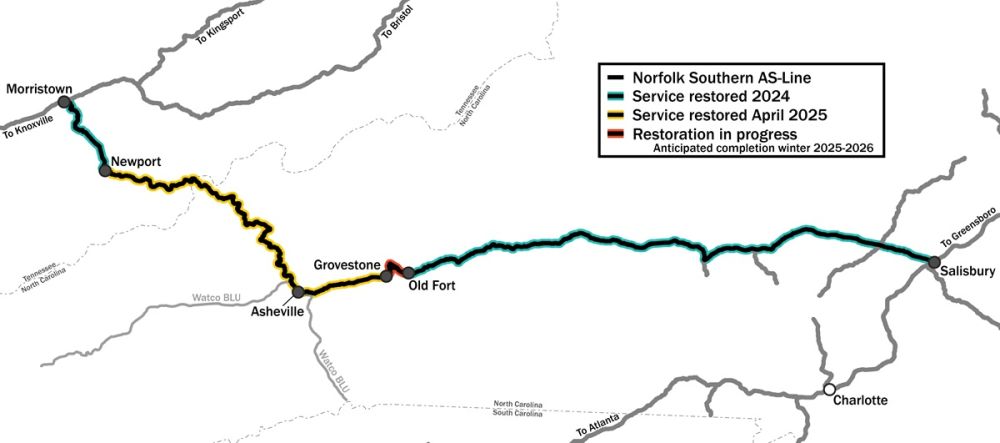 Norfolk Southern's freight rail after hurricane | Latest Railway News