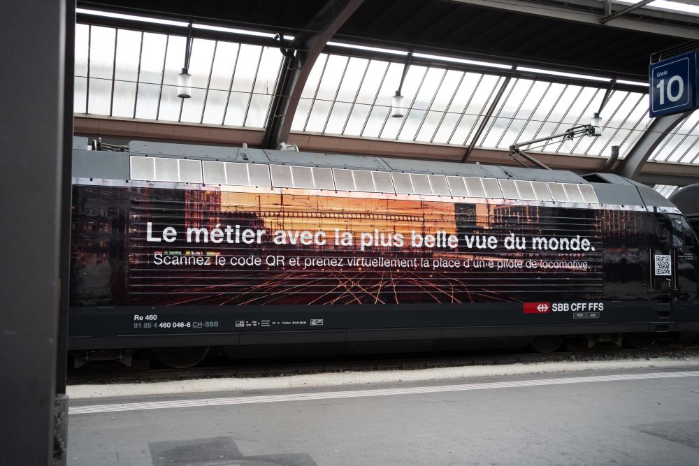SBB presenta una locomotora interactiva para promover la carrera de ...