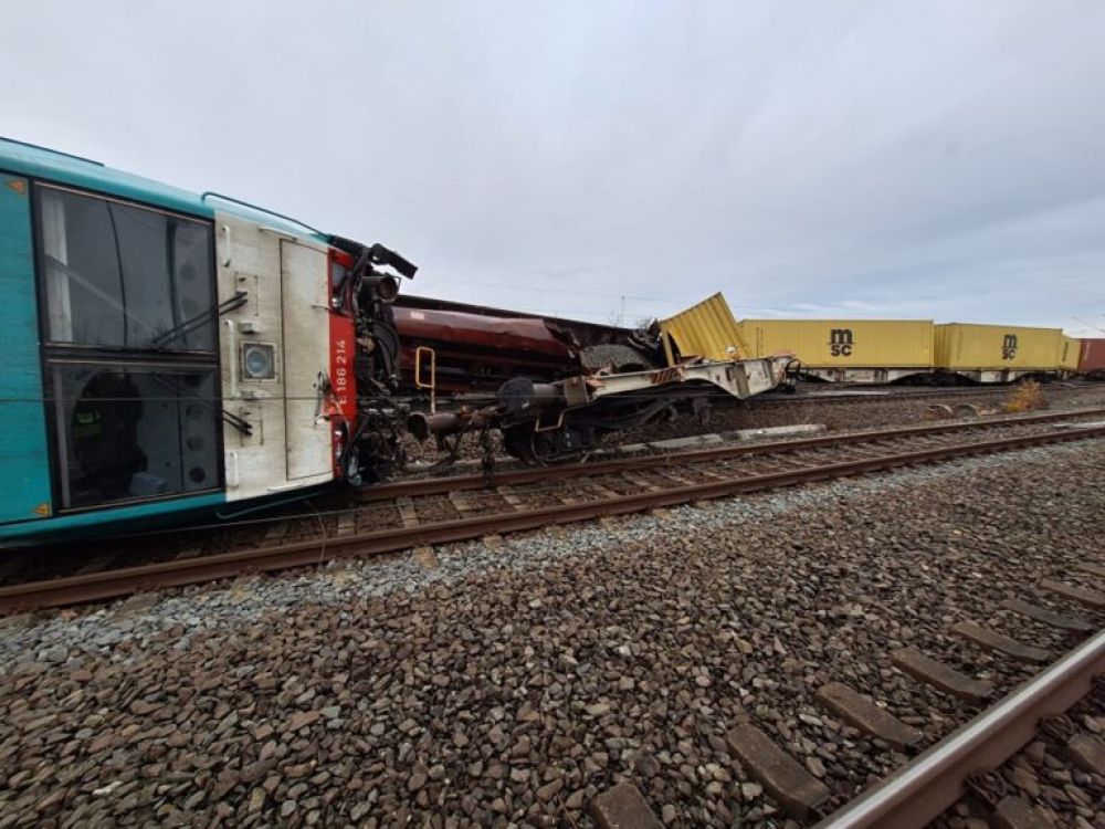 Freight Train Collision