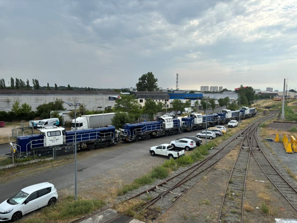 Five DE18 locomotives powered by HVO are joining the Millet fleet ...