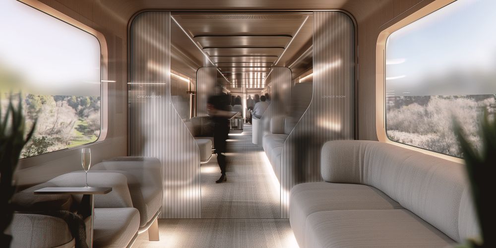 Interior design of the new Dreamstar Lines trains | Latest Railway News