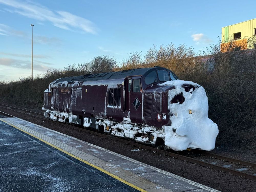 Snowing, cold and winds impact rail in Europe | Latest Railway News