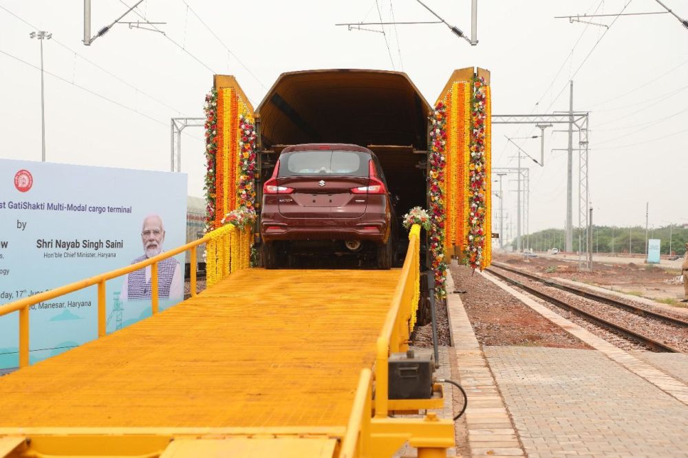 Railway siding in Indian Suzuki plant in Manesar | Latest Railway News