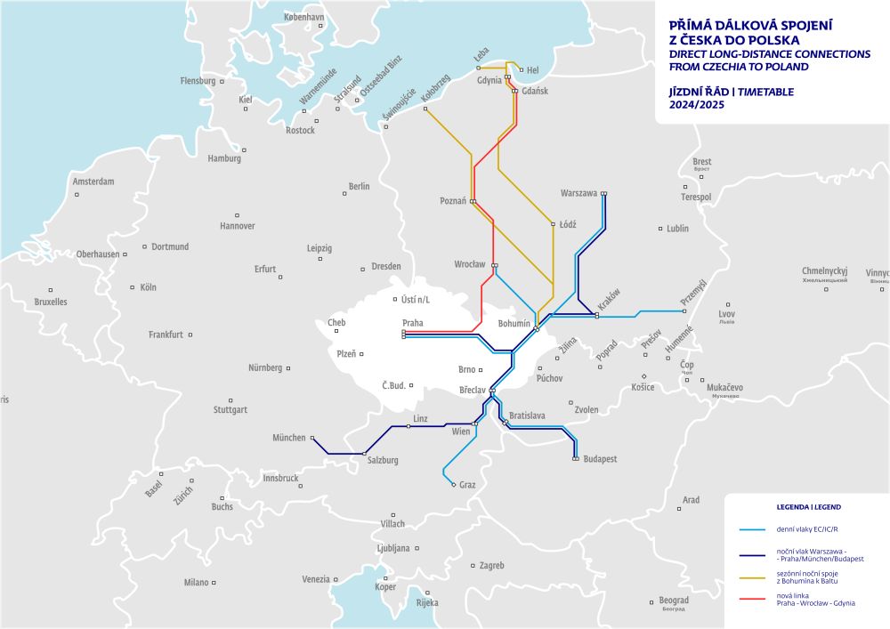 ČD and PKP launch international Baltic Express | 最新铁路新闻