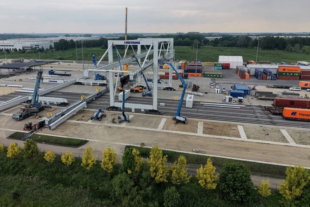 RMG cranes at METRANS Gądki terminal | Latest Railway News