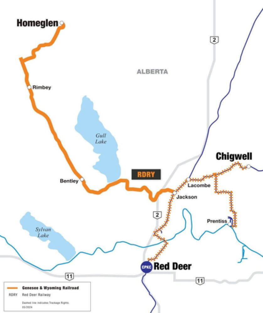 Genesee & Wyoming's western Canada railway | 最新铁路新闻