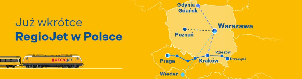 RegioJet con operazioni di prova in Polonia in vista del lancio dell ...