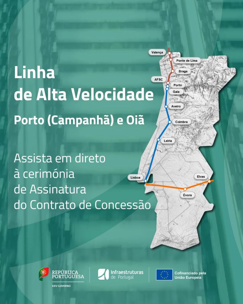 Ligne à grande vitesse Lisbonne-Porto : nouvelle concession pour le ...