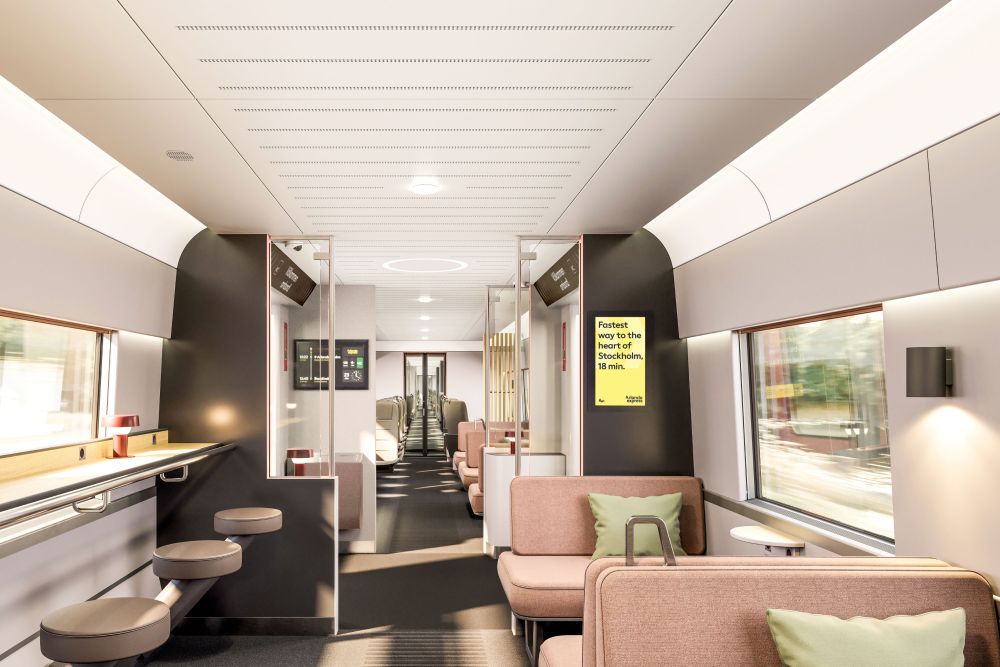 为 Arlanda Express 增加 50% 的座位：到 2029 年，Stadler 将向 A-Train 提供七辆 FLIRT 列车 ...