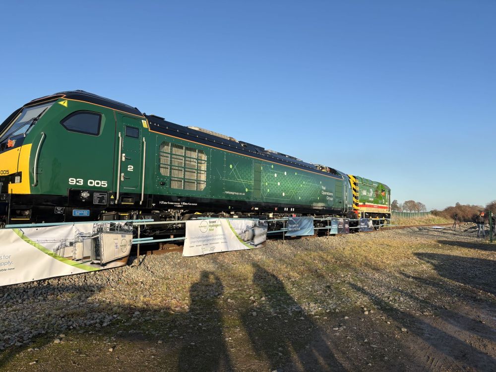 英国首次通过铁路运送氢气 | 最新铁路新闻