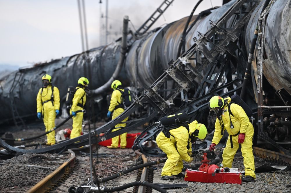 Czechia: Benzene tanker fire under control | Latest Railway News