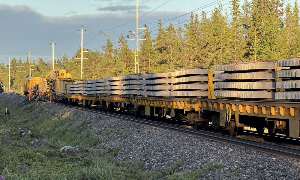 1st phase of Malmbanan track replacement finished | Latest Railway News